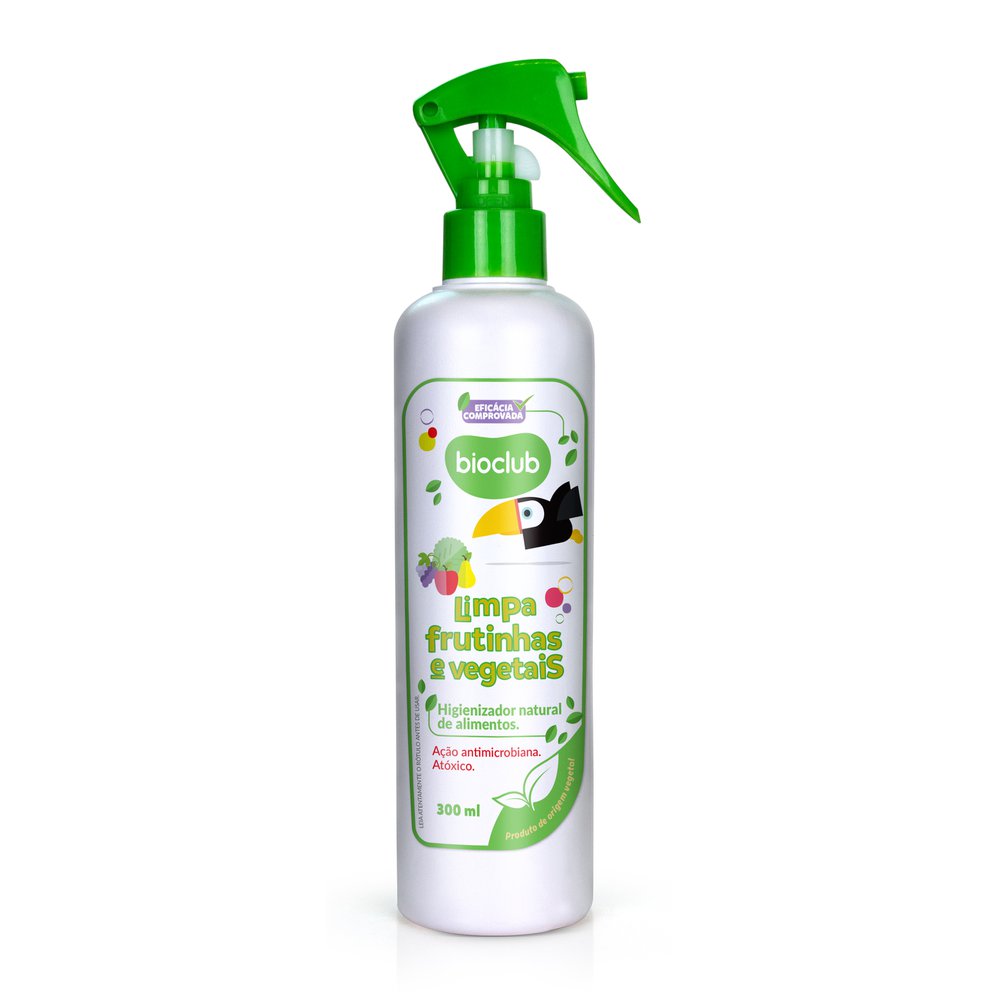 Kit Limpa Mamadeiras e Frutas do Bebê Antimicrobiano Bioclub