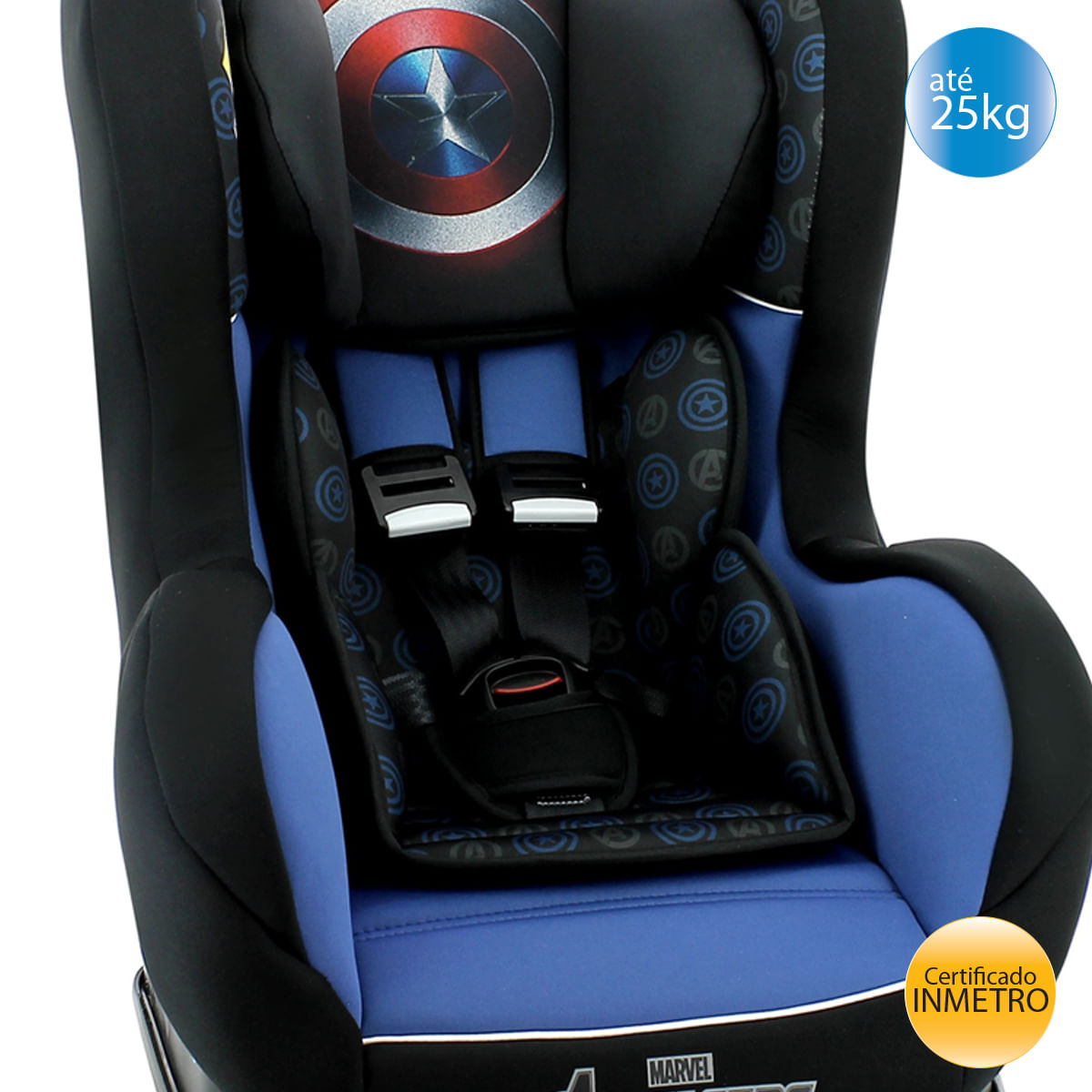 Cadeira de Carro Primo Marvel Capitão America de 0 a 25 Kg