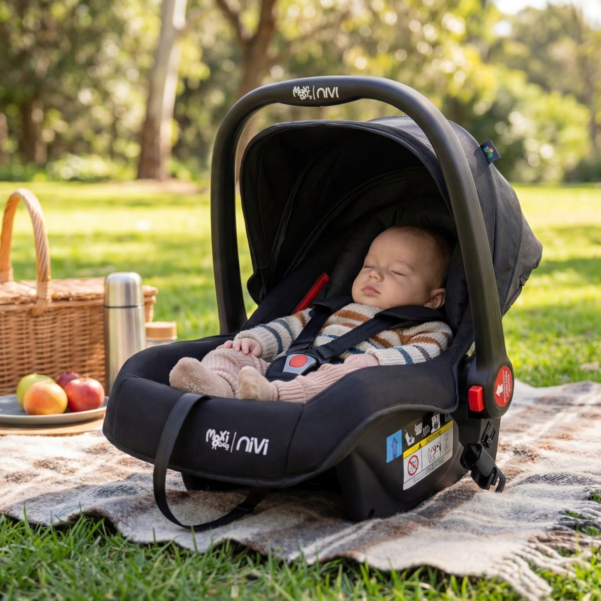 Carrinho Com Bebê Conforto TS NIVI Maxi Baby